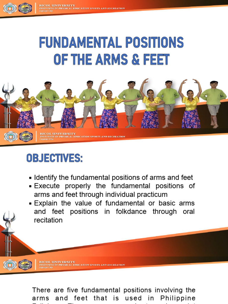 Pathfit 3 Fundamental Position of Arms and Feet | PDF | Foot