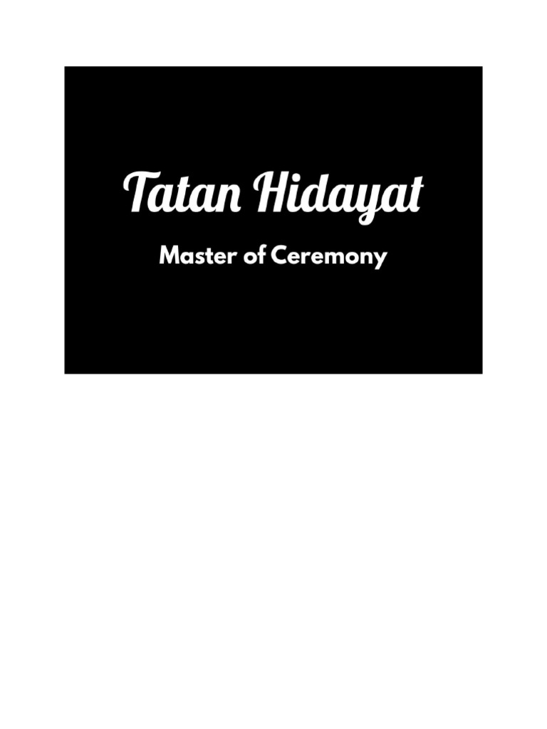 Contoh Cue Card | PDF