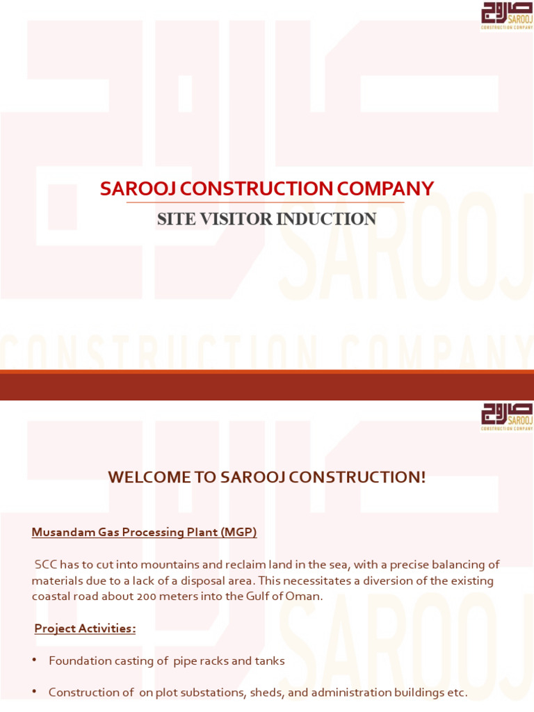 Site Visitor Induction | PDF | Safety | Transport