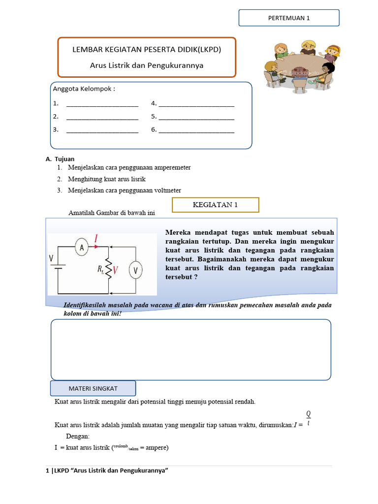 LKPD 1 | PDF | Metode & Bahan Ajar | Sains & Matematika