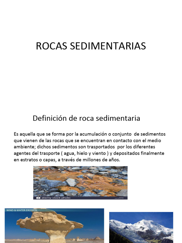Rocas Sedimentarias | PDF | Roca (geología) | Roca sedimentaria