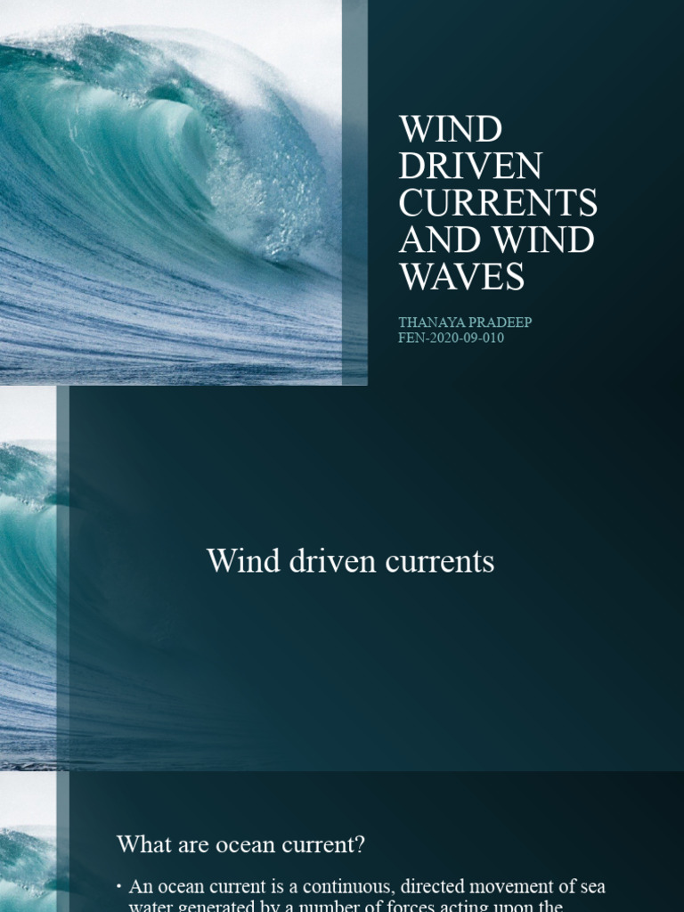 Wind Driven Currents | PDF | Oceans | Wound