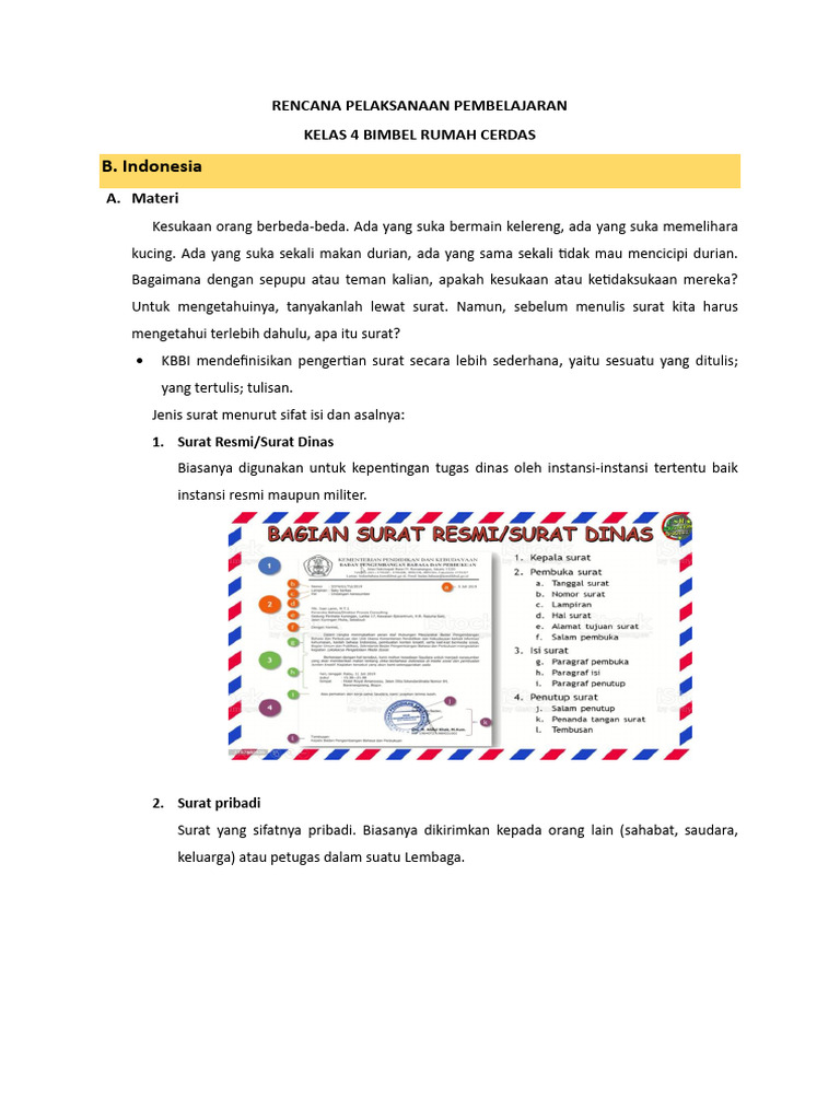 Materi Kelas 4 | PDF | Seni & Disiplin Bahasa
