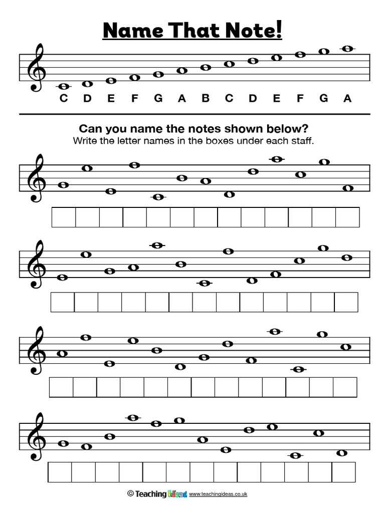 Activity NameThatNote | PDF