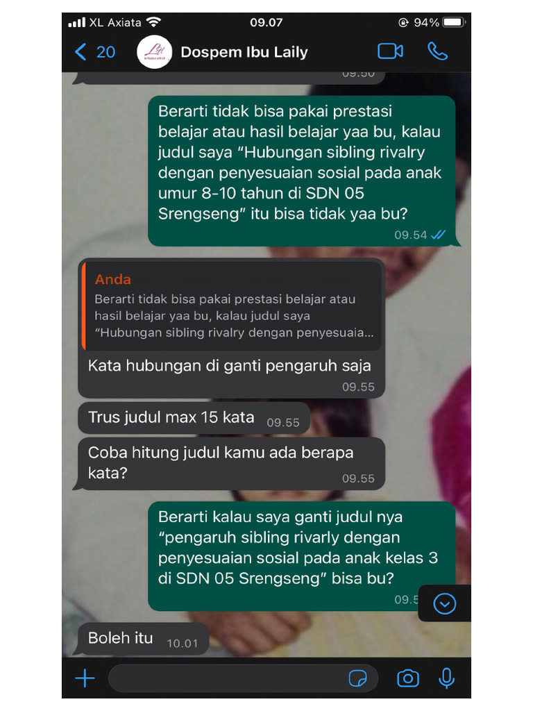 Tanda Bukti Acc Dospem | PDF