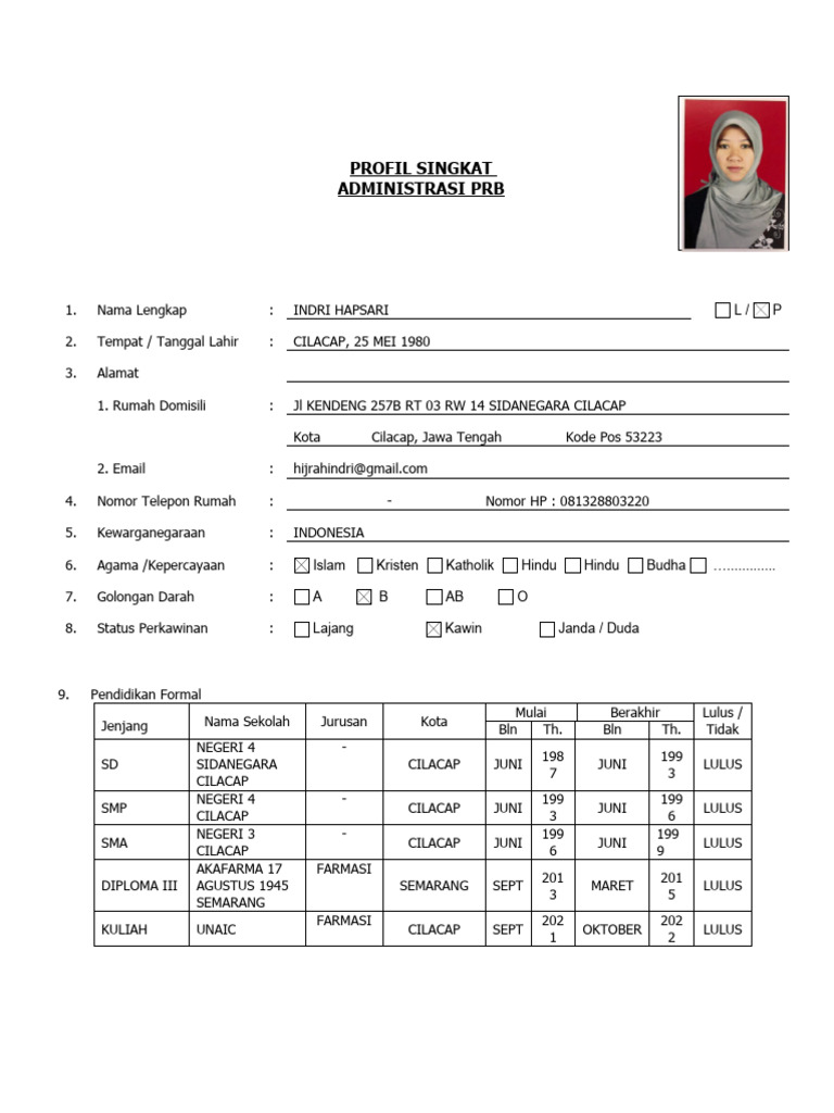 Pic PRB Indri Hapsari | PDF