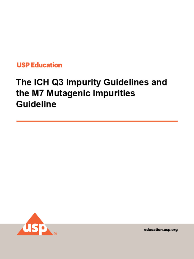 ICH Q3 and M7 Guidelines 1693390068 | PDF | Biodegradation | Mutagen