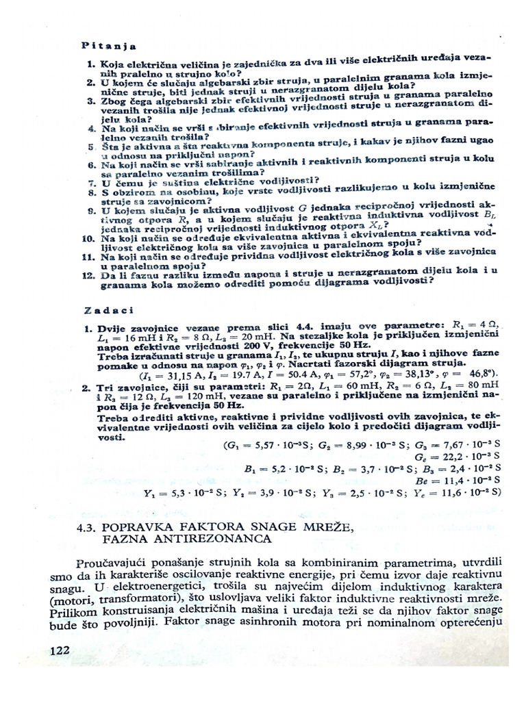 Popravak Faktora Snage | PDF