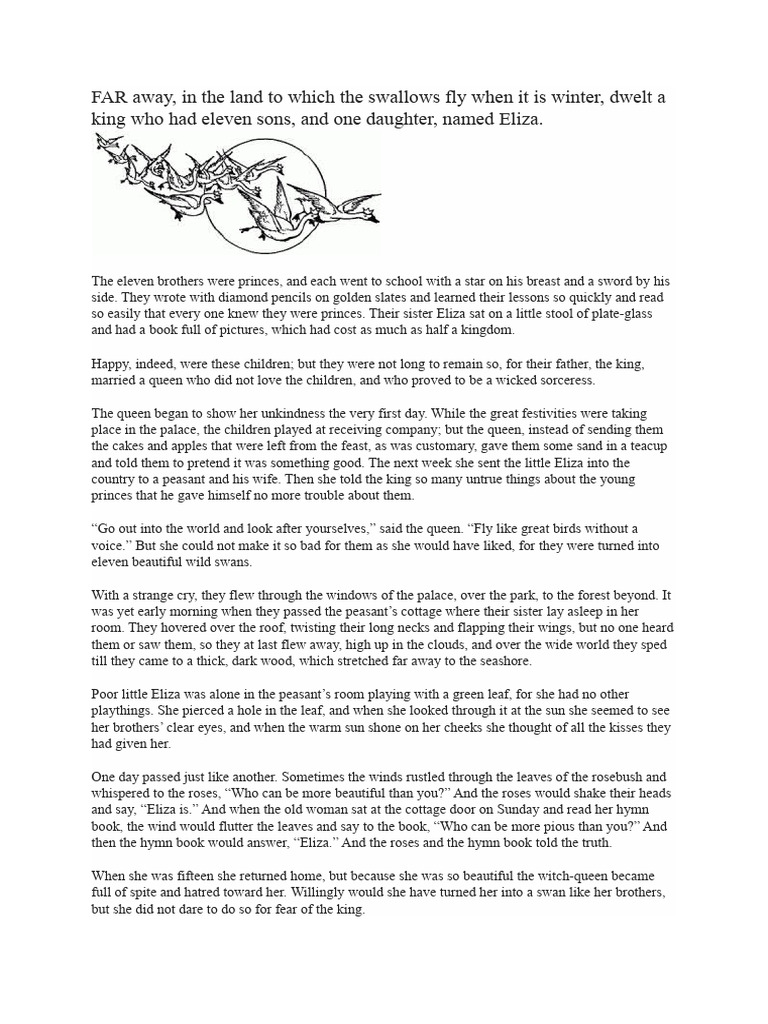 The Wild Swans | PDF | Sea