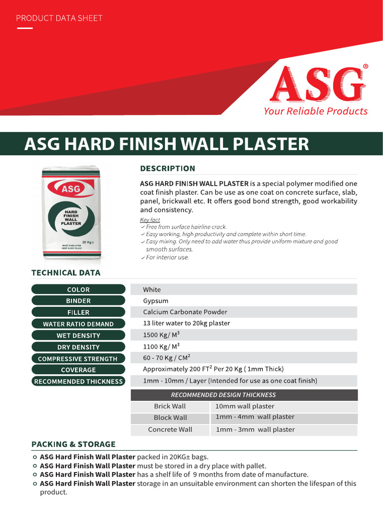 ASG_Hard-Finish-Wall-Plaster | PDF