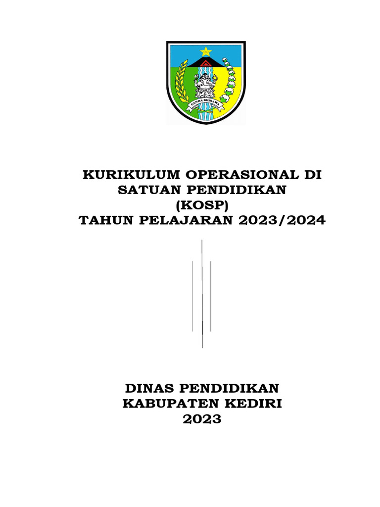 DRAF Panduan Penyusunan KOSP TP 23-24 - 1 | PDF