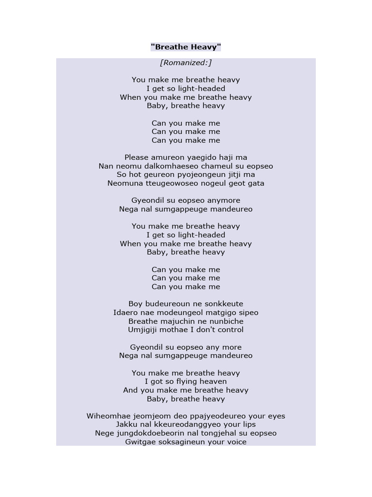 Breathe Heavy | PDF | Penguin Books | British Children's Literature