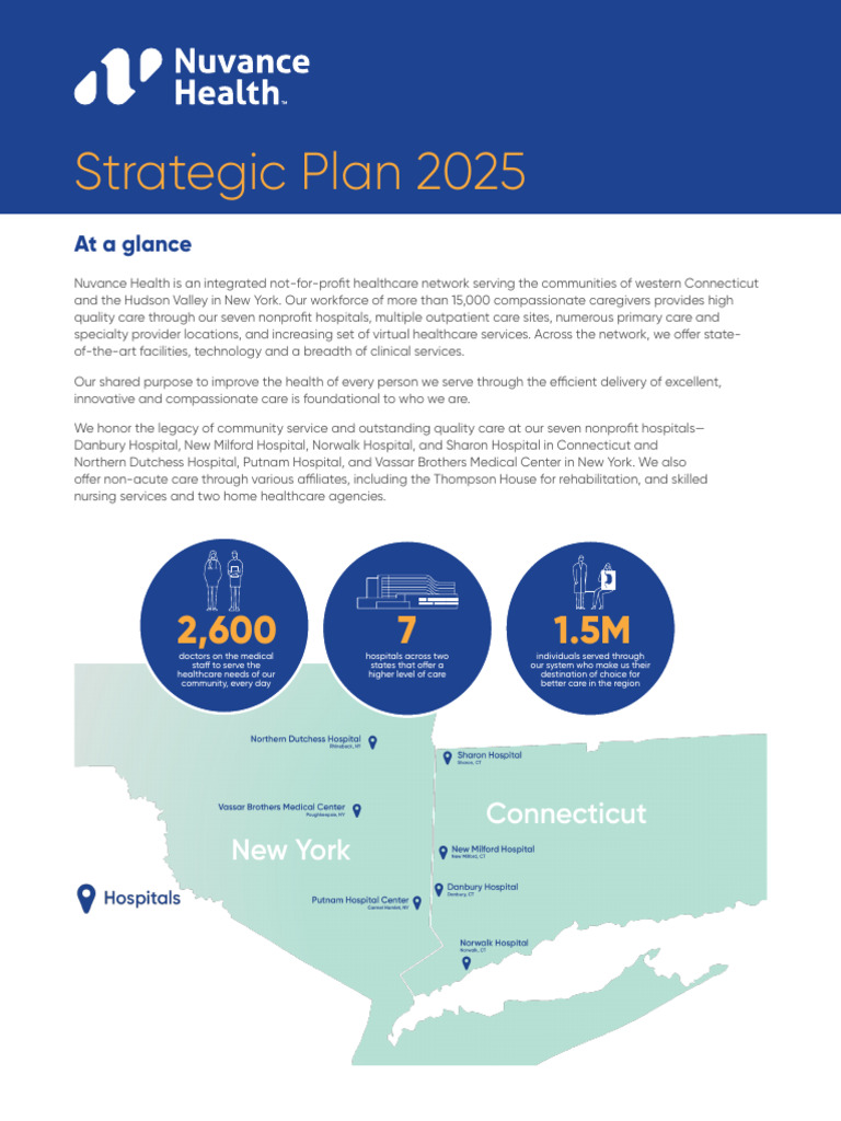 Nuvance Health Strategic Plan | PDF | Strategic Planning | Hospital