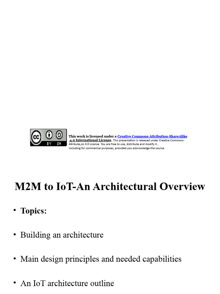 M2M To IoT-An Architectural Overview | PDF | Internet Of Things ...