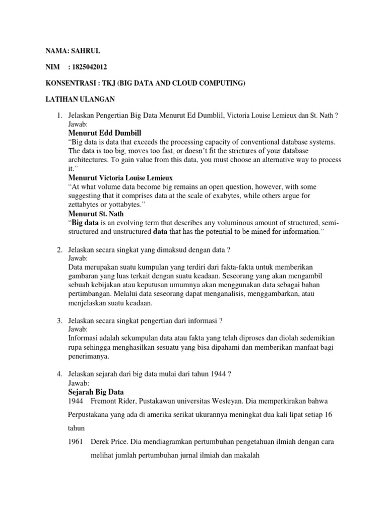 Pertemuan 1 - Cloud Computing - Sahrul | PDF | Komputer