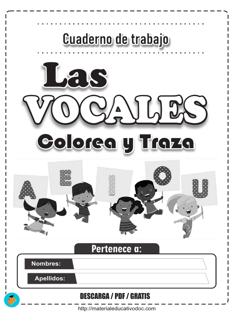Ejercicios para Trazar Vocales | PDF