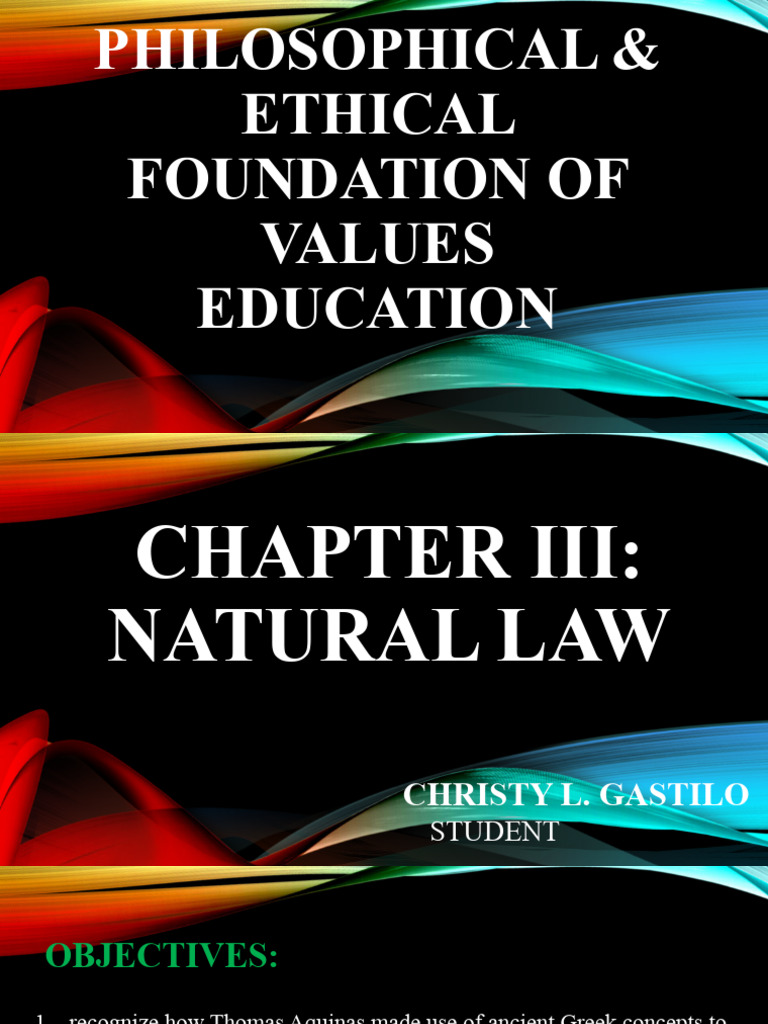 Ethics Natural Law | PDF | Thomas Aquinas | Natural Law