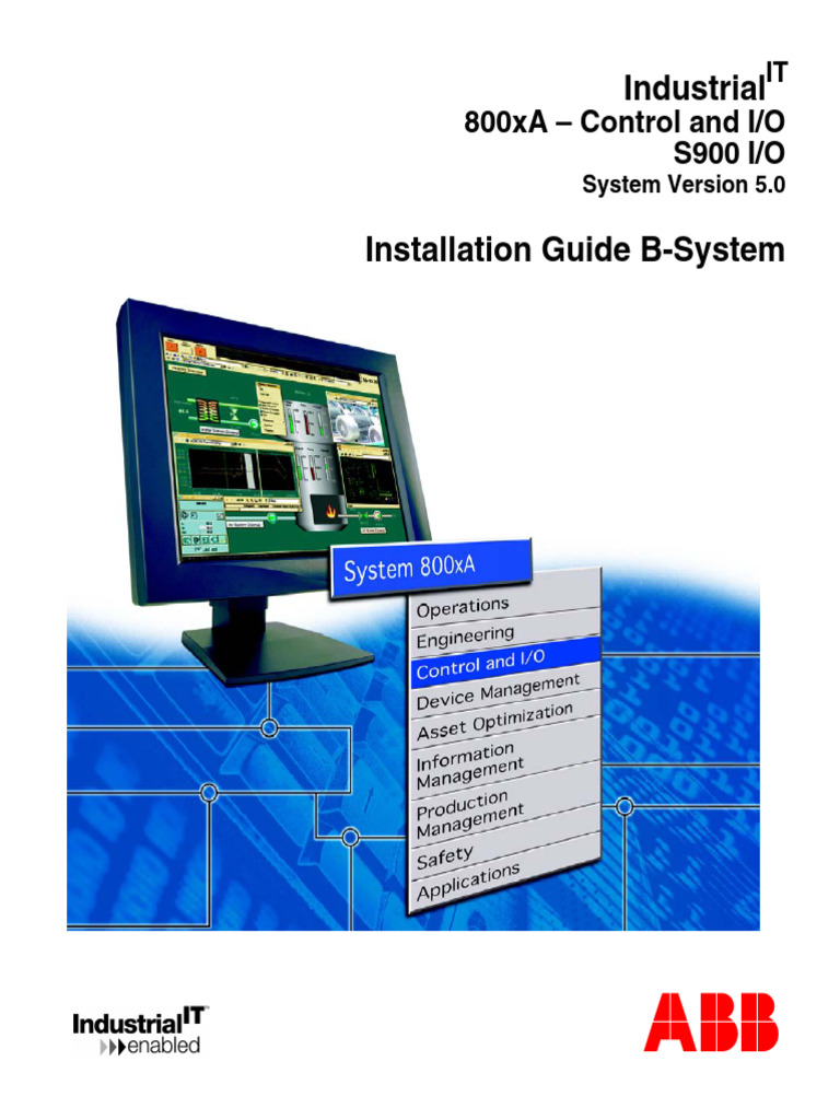 3BDD010432R0201 CIO S900 Install B-System | PDF | Computing | Manufactured Goods
