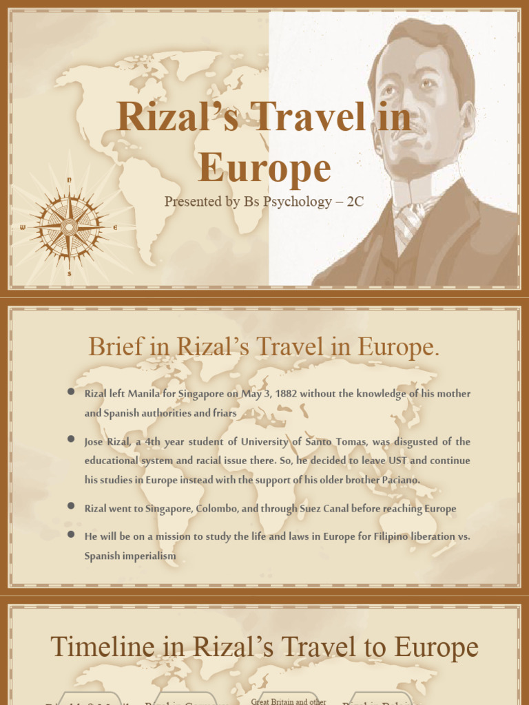 Rizal's Travel in Europe | PDF | Cost Of Living | Philippines