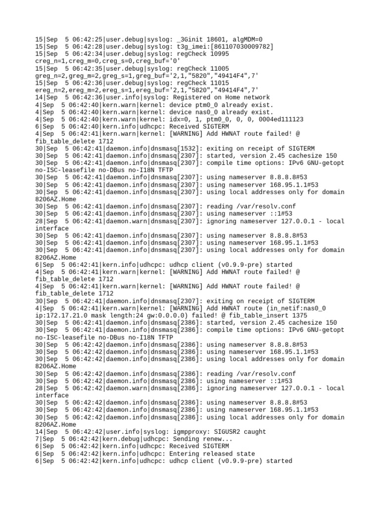 Syslog | PDF | Network Socket | I Pv6