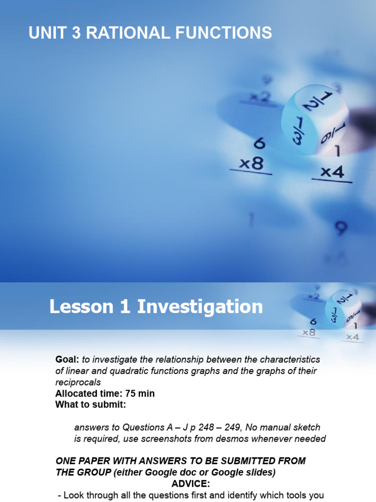 Mhf4u - UNIT3 | PDF | Asymptote | Polynomial