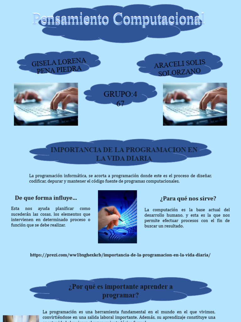 Pensamiento Computacional | PDF | Lenguaje de programación | Programa de computadora