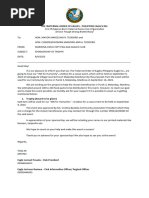 Letter of Chair Request | PDF | Social Science | Wellness