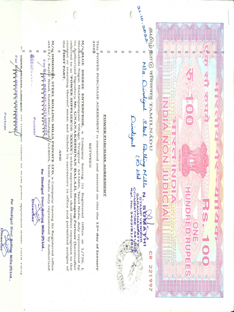 Power Purchase Agreement | PDF
