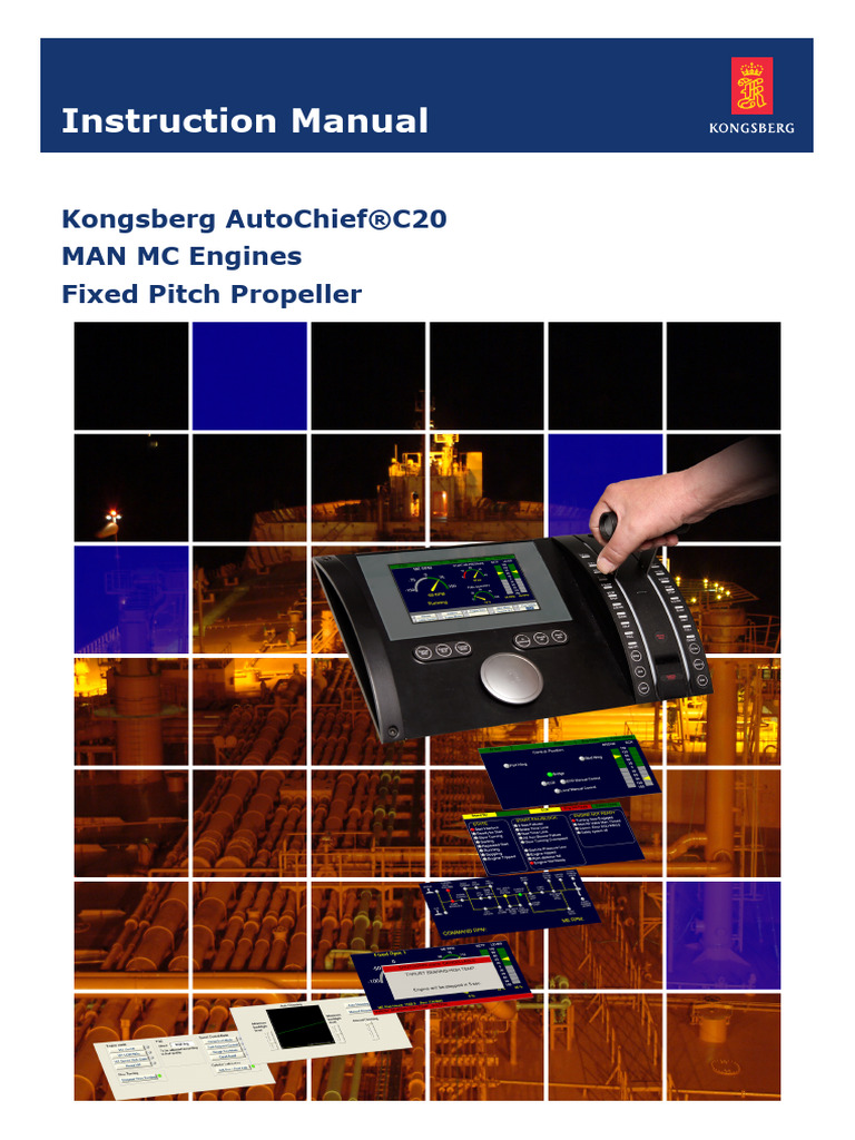 Kongsberg Autochief Man MC Engines Instruction Manual | PDF | Menu (Computing) | Engines