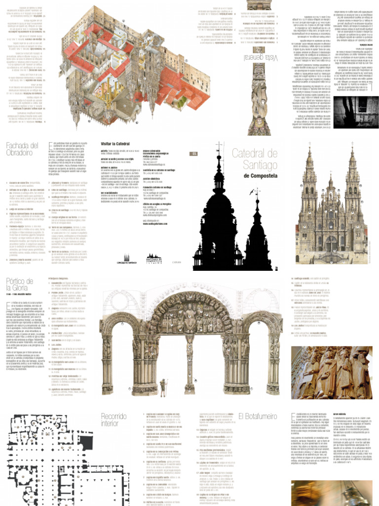 Plano Catedral Santiago | PDF | Santiago de compostela