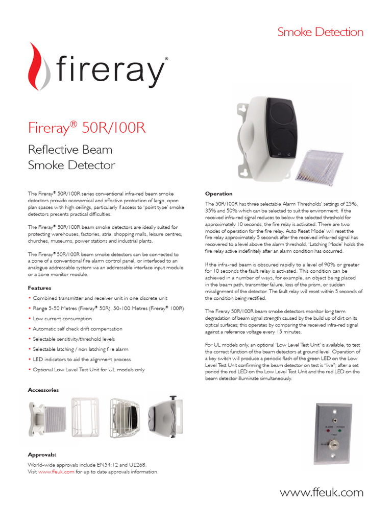 Fireray 50R100R UK Datasheet MAR19 - 0 | PDF | Relay | Electrical ...