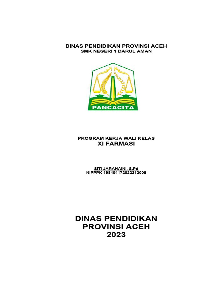 Program Wali Kls | PDF