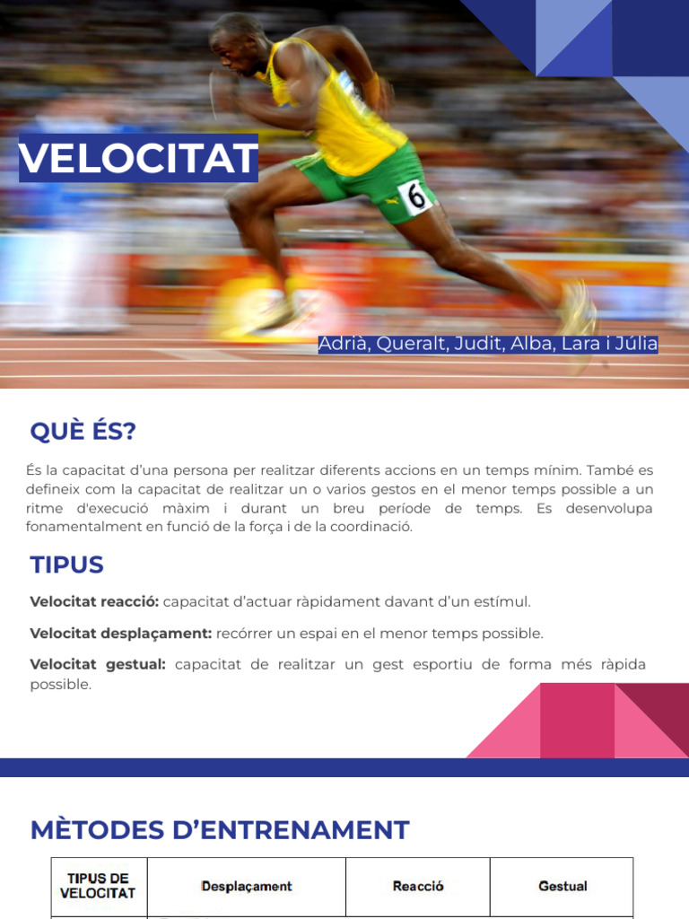 VELOCITAT | PDF