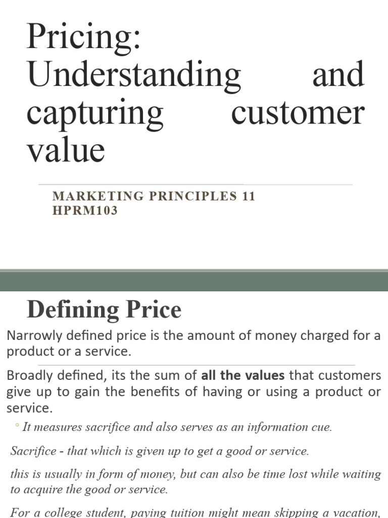 Key Pricing Strategies in Marketing | PDF | Pricing | Discounts And ...