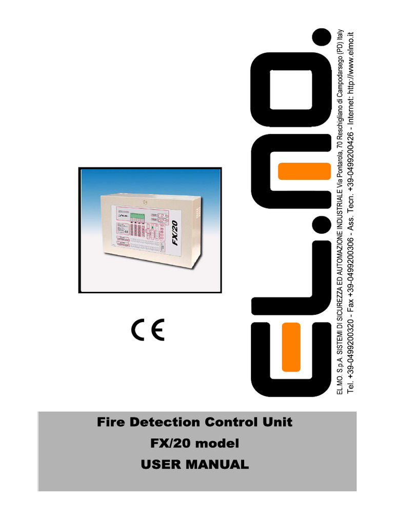 FX 20 User Manual | PDF | Menu (Computing) | Sensor