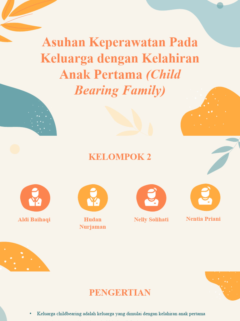 Kep. Keluarga - Kel 2 - Askep Keluarga DG Kelahiran Anak Pertama | PDF