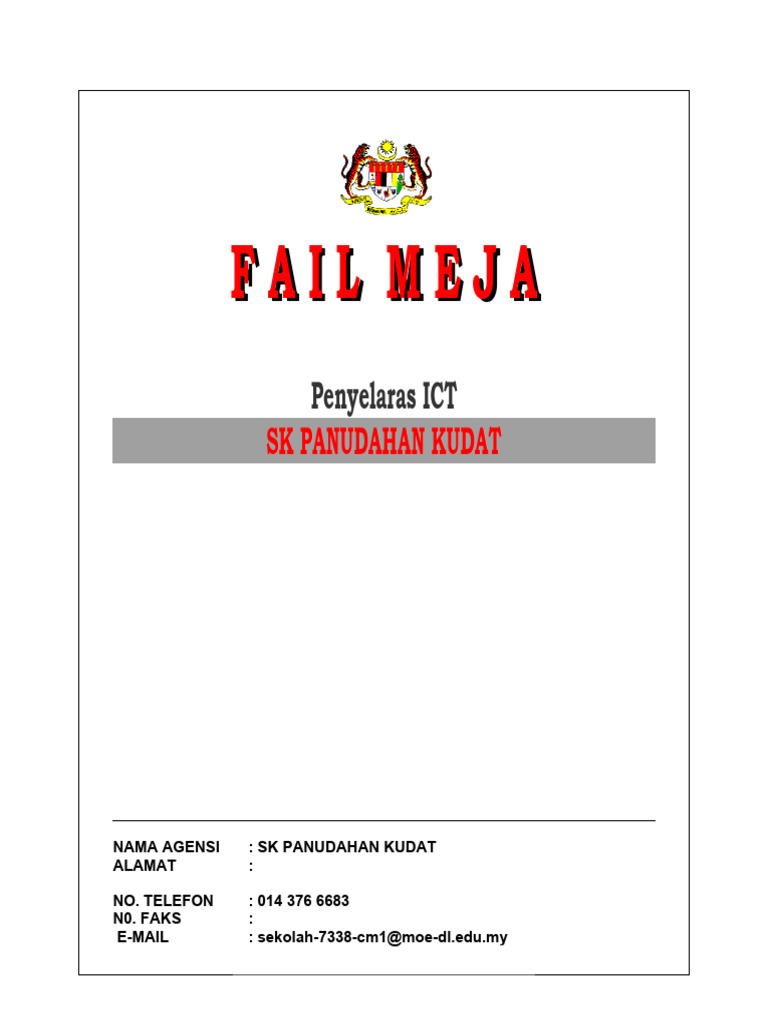 Fail Meja Penyelars ICT | PDF