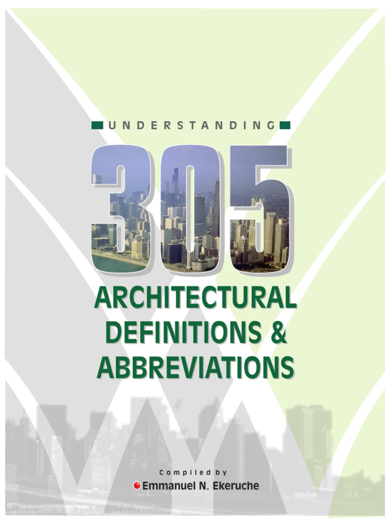 ARCHITECTURAL DEFINITION AND ABBREVATION Book 1 | PDF | Easement