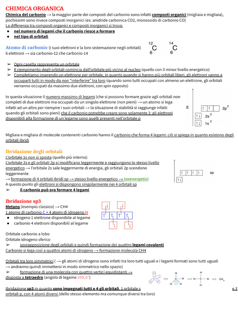 Chimica Organica | PDF