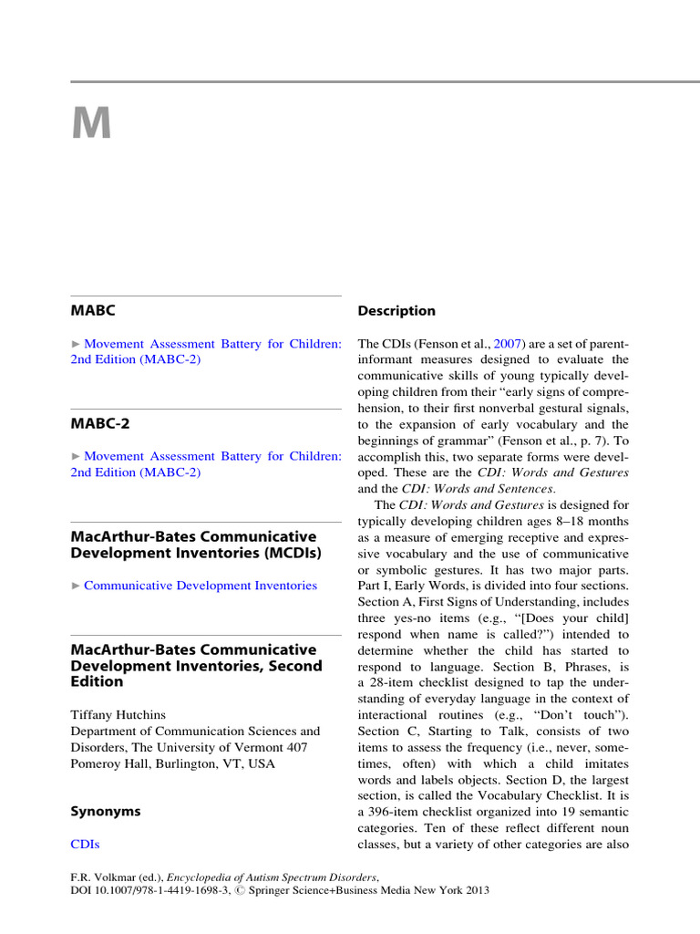 Description: Movement Assessment Battery For Children: 2nd Edition ...