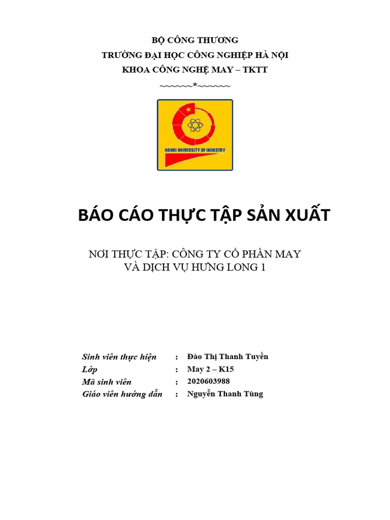 Bao Cao Thuc Tap | PDF