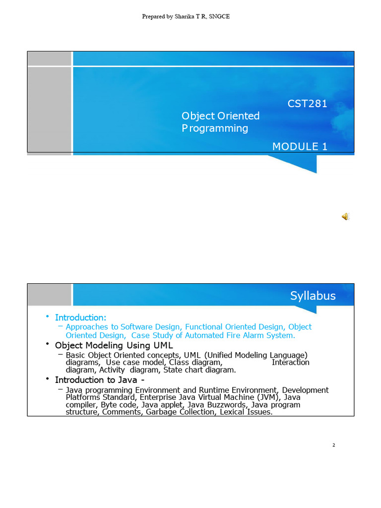 Module 1 Part 1 Pdf Use Case Inheritance Object Oriented 2401