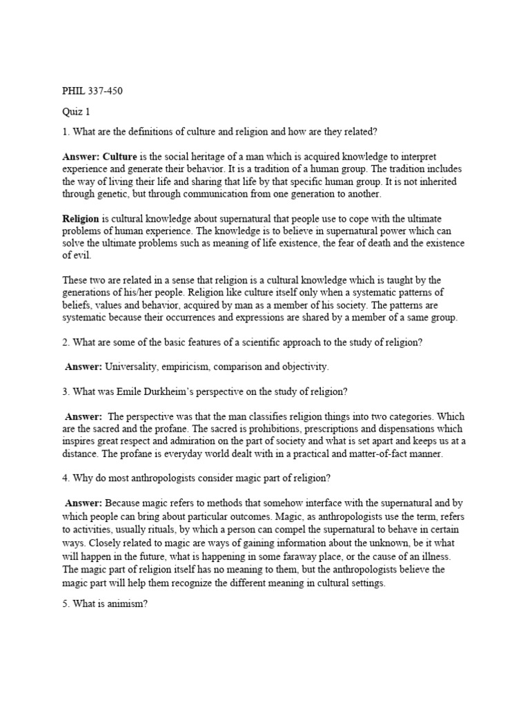 PHIL 337 Exam 1 | PDF | Knowledge | Supernatural