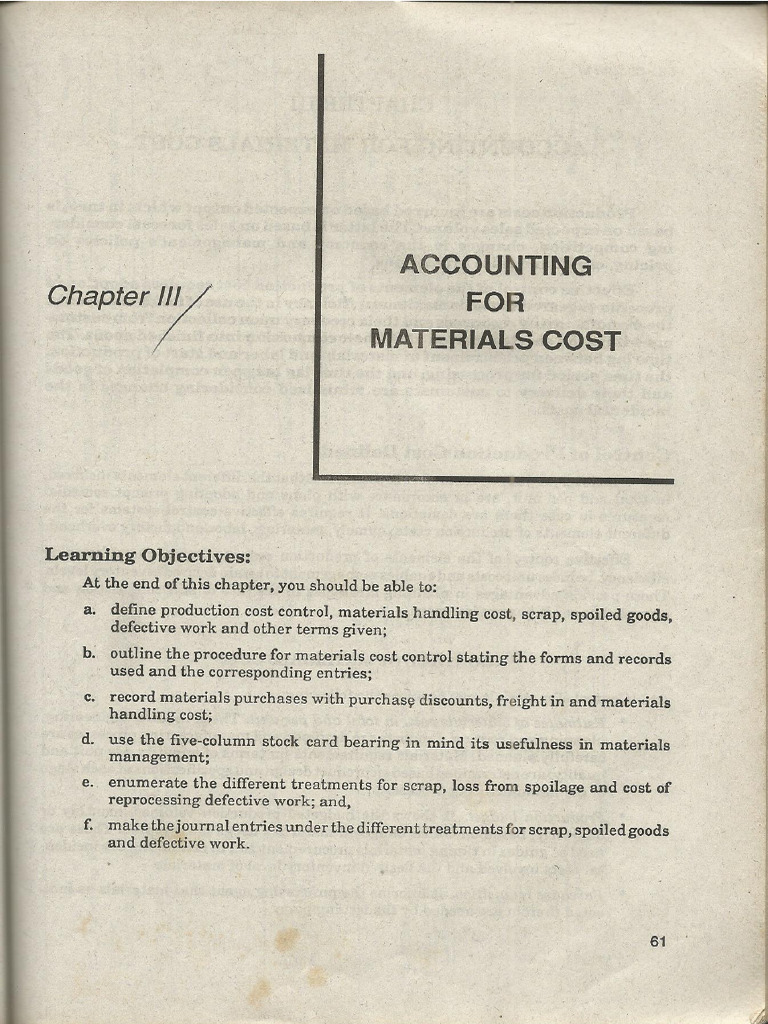 CA c3 Materials | PDF