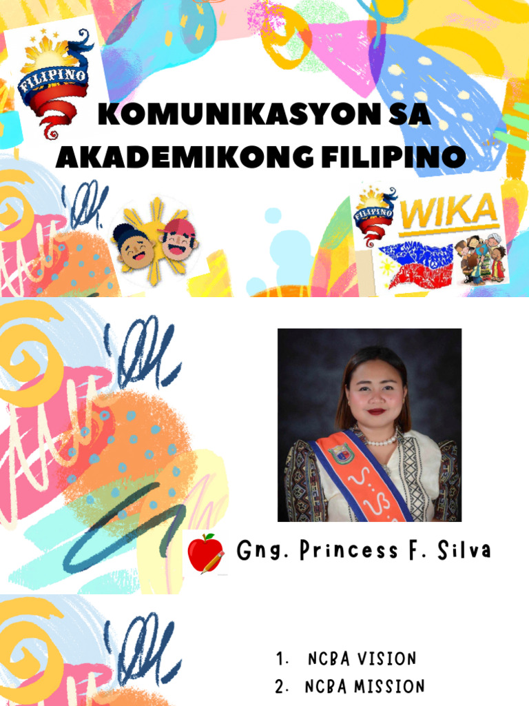 Komunikasyon Sa Akademikong Filipino 1 | PDF