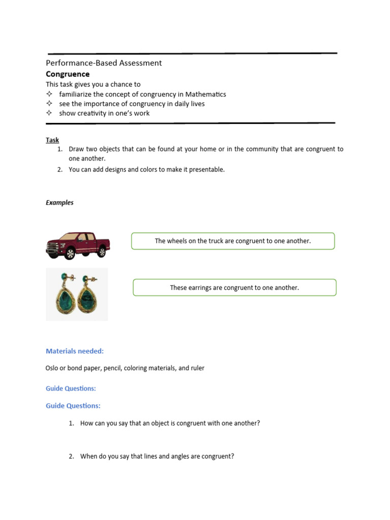 Congruent Objects in Daily Life | PDF | Art