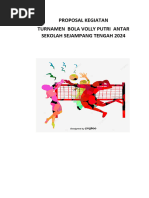 Contoh Proposal Turnamen Bola Volly Lengkap | PDF | Olahraga & Rekreasi