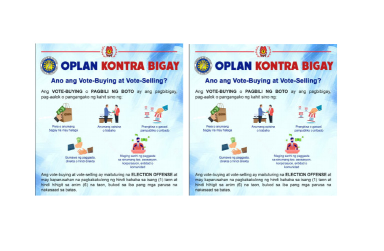 Oplan Kontra Bigay | PDF