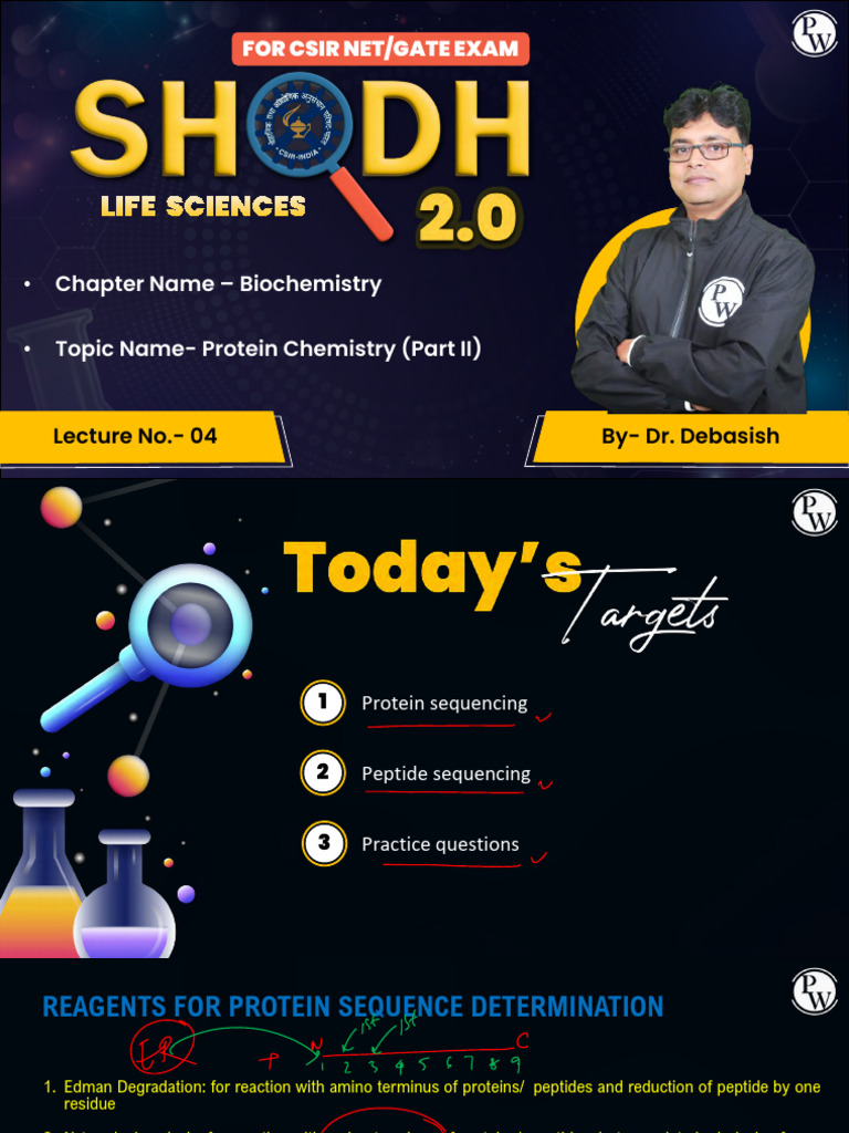 Biochemistry 04 - Class Notes - Shodh 2.0 Batch For CSIR NET - GATE ... Biochemistry 04 - Class Notes - Shodh 2.0 Batch For CSIR NET - GATE ...