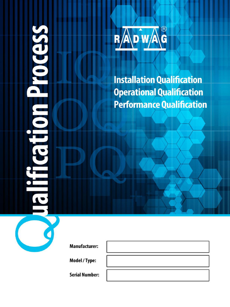 Radwag-IQ OQ PQ | PDF | Weighing Scale | Calibration